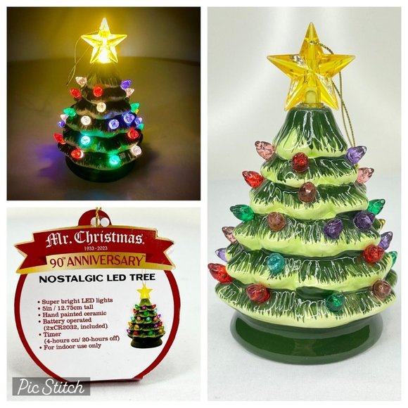 Mr Christmas | Holiday | Mr Christmas Vintage Tree Ceramic Ornament ...